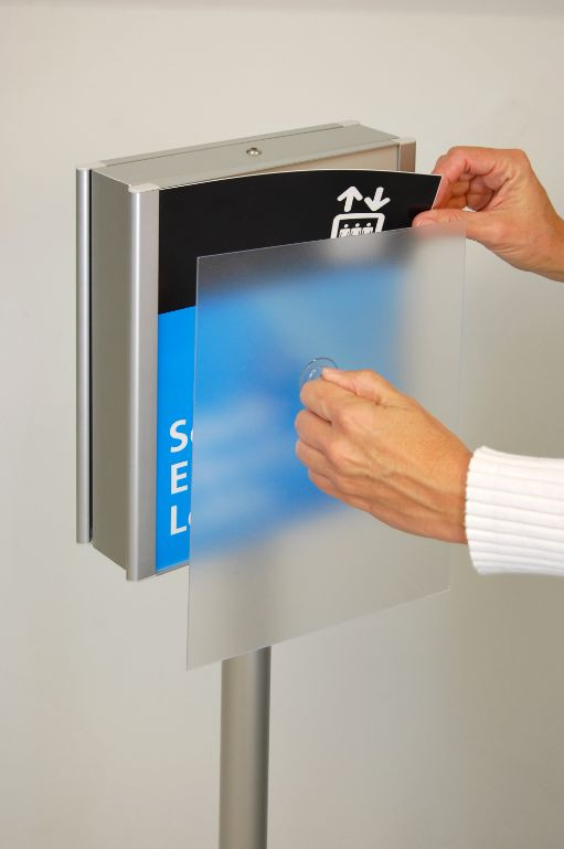 Freestanding Floor Signs | Changing Message Floor Signs | Entryway Messages