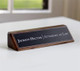 Solid Wood Desk Signs | Walnut Desk Signs | Wooden Office Signs
