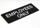 Engraved Standing Desk Office Signs with Clock Face - Office Sign Company