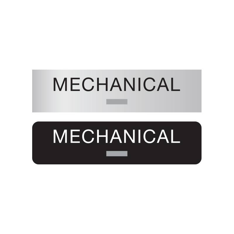 Mechanical Room Signs | Office Sign Company