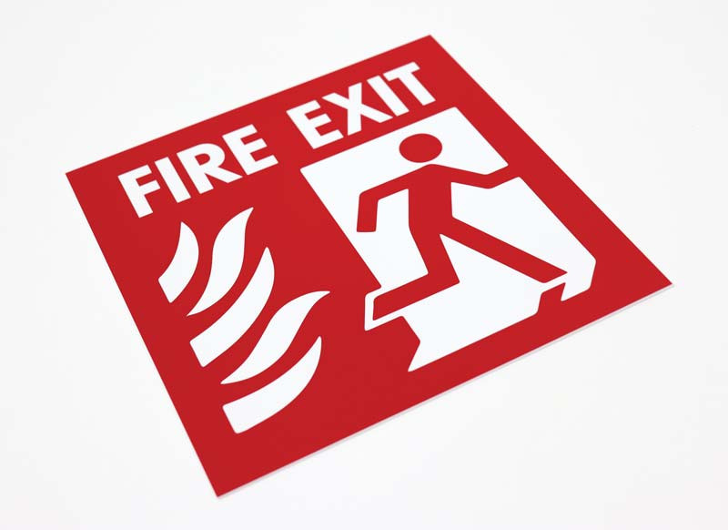 Exit Decals | EXIT Safety Stickers