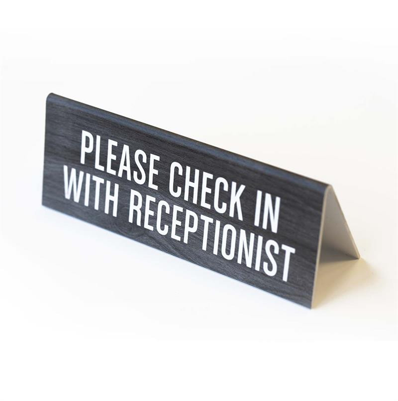 Receptionist Signs | Office Sign Company