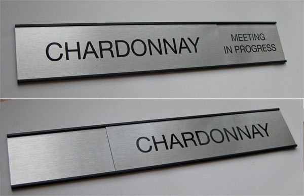 Sliding Message Office Sign | In/Out Door Signs