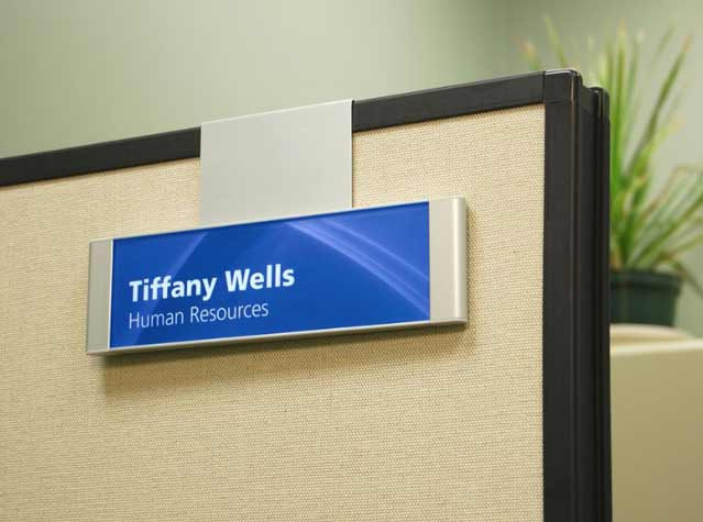 Interchangeable Wall Signs | Metal Wall Signs with Removable Insert