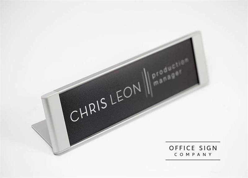 Desk Signs and Front Counter Nameplates | Desk Name Plates