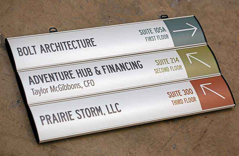 Curved Wall Signs | Curved Signs with Removable Lens