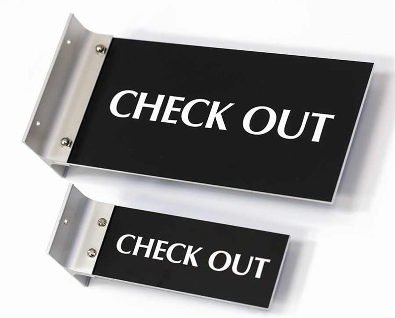 Check Out Signs | Office Sign Company