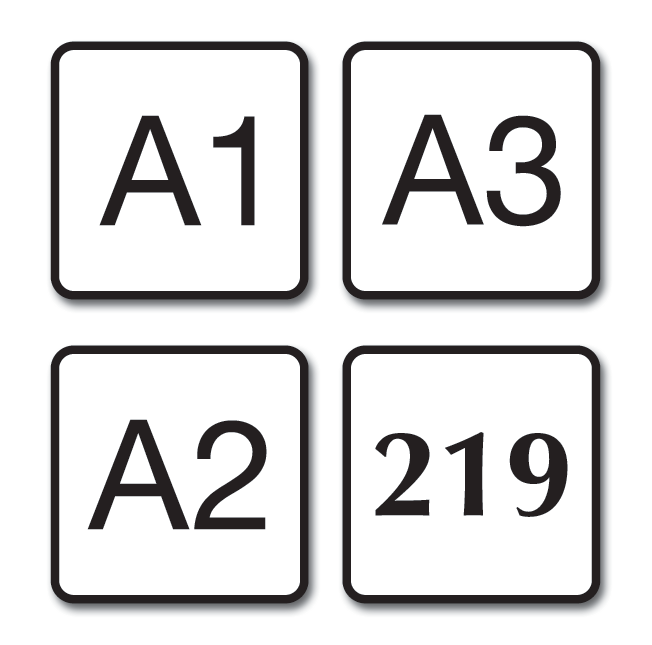 Door Sign with Insert Areas | Door Signs with Windows | Room Number ...