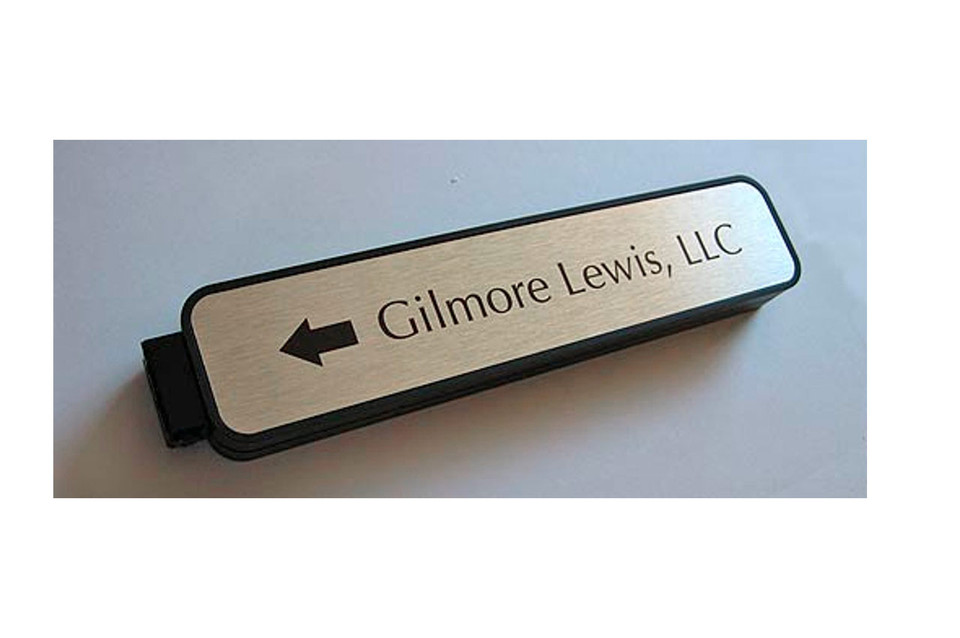Two Sided Interior Blade Signs and Corridor Signs - Custom Print