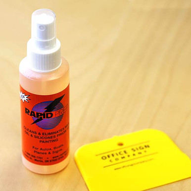 Rapid Prep 4 oz spray with Squeegee