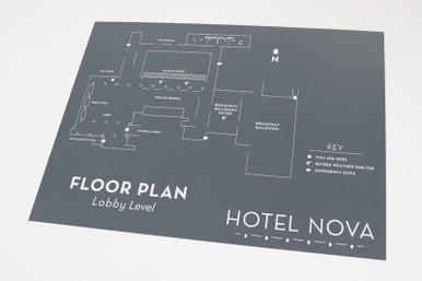 Floor Plan Signs | Durable Evacuation Map Signs