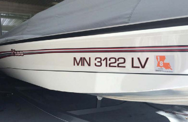 Boat Registration Stickers | Boat Decals