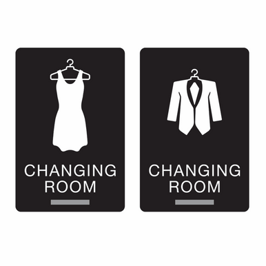 Changing and Dressing Room ADA Signs