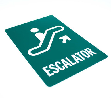 Escalator Signs and Wayfinding Signs