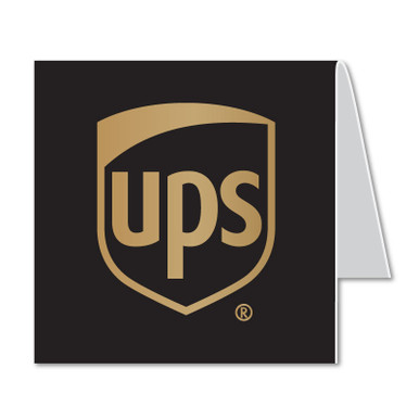 UPS Table Tent Sign