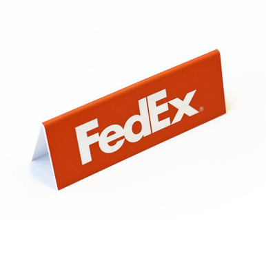 FedEx Table Tent Signs