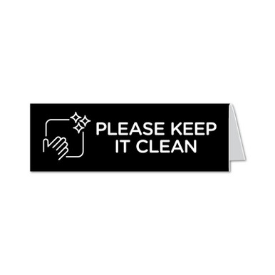 Please Keep It Clean Sign