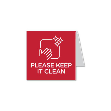 Keep Area Clean Sign