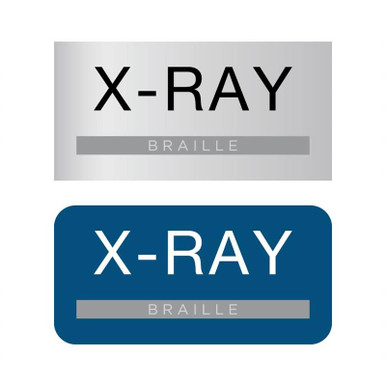 Premium ADA X-Ray Signs | Braille X Ray Sign