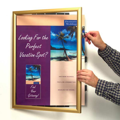 Wall Mount Document Displays | Changeable Insert Office Signs