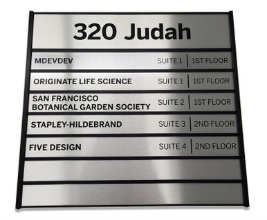 Office Directory Signs | Suite Signs | Wayfinding Signs