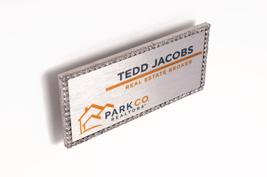 Rhinestone Bling Name Badges