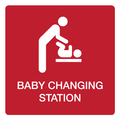 Baby Changing Station Sign - Bathroom Signs