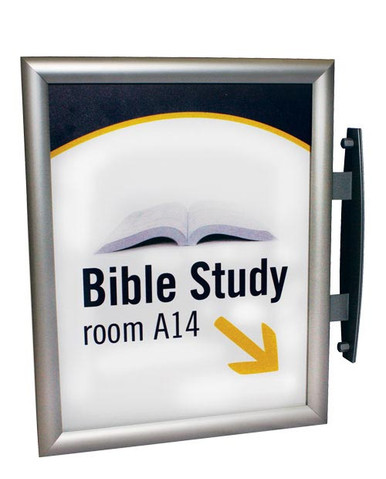 Projecting Interchangeable Snap Frames | Hallway Signs