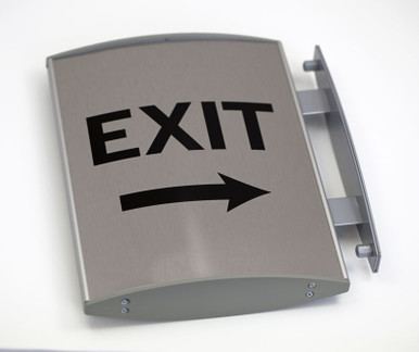 Curved Interchangeable Corridor Signs | Curved Projection Mount Signs
