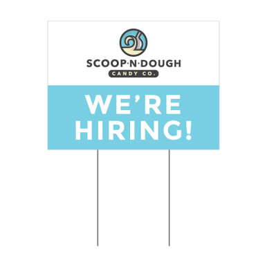 Now Hiring Signs | We Are Hiring Signs | Full Color Yard Signs