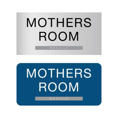 Premium ADA Mother's Room Signs | Braille Mothers Room Sign