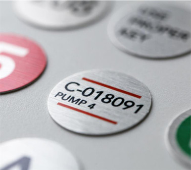 Round ID Plates | Mini Round Signs