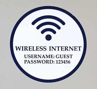 Wi-Fi Decals | Window Decals | Wi-Fi Signs