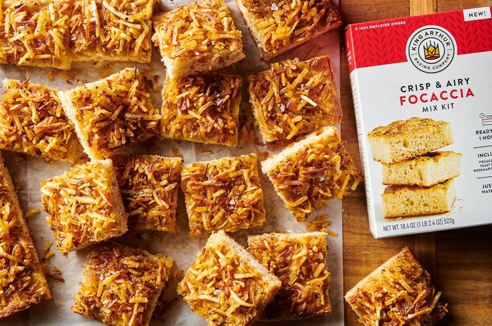 Crisp & Airy Focaccia Mix Kit - King Arthur Baking Company