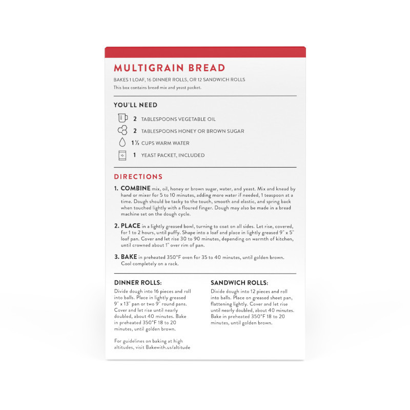 Multigrain Bread Mix - King Arthur Baking Company