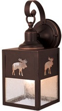 Adirondack Country Store Moose Outdoor Light, Vaxcel