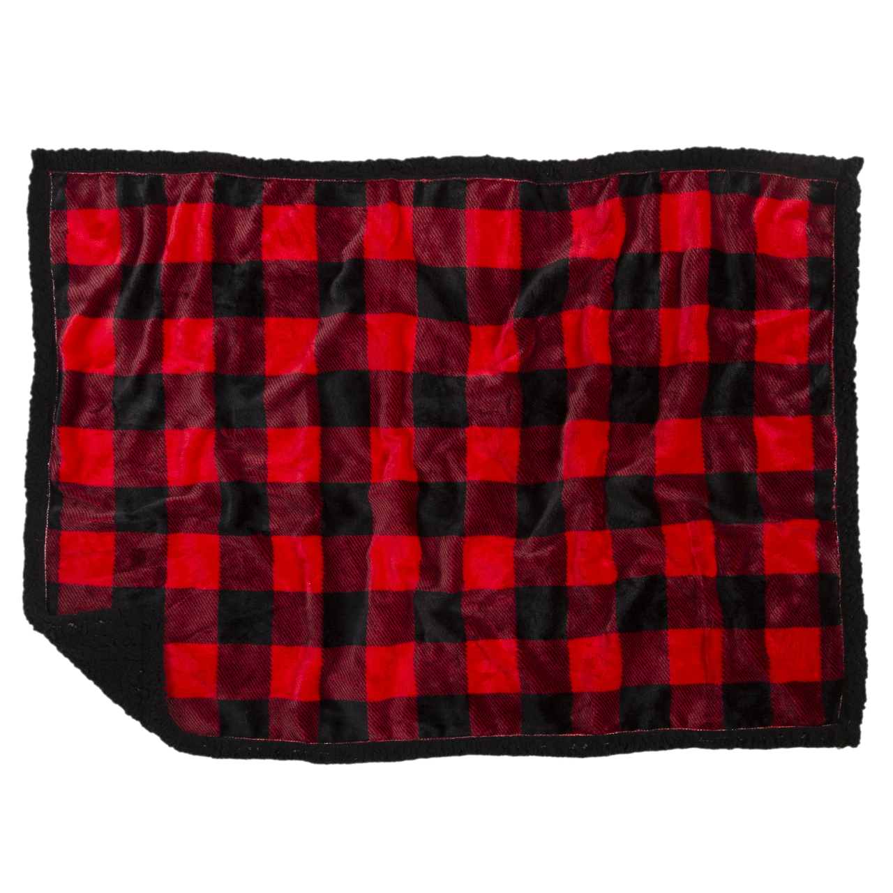 Lumberjack Plaid Dog Blanket with Black Reverse - Adirondack Country Store