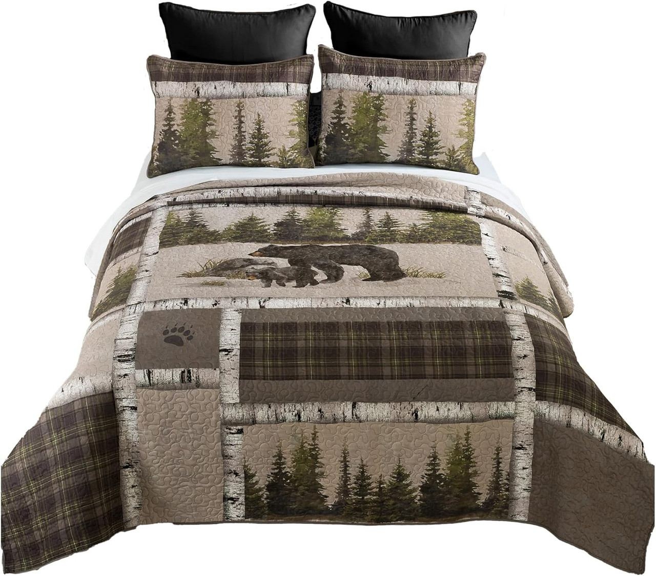 Bear Panel Quilt - Adirondack Country Store