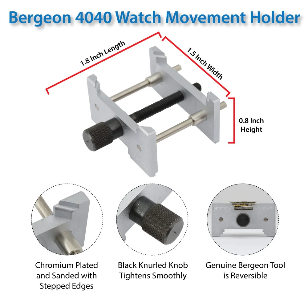 Bergeon 30106 Holder for Watch Hairsprings and Balances - Brass
