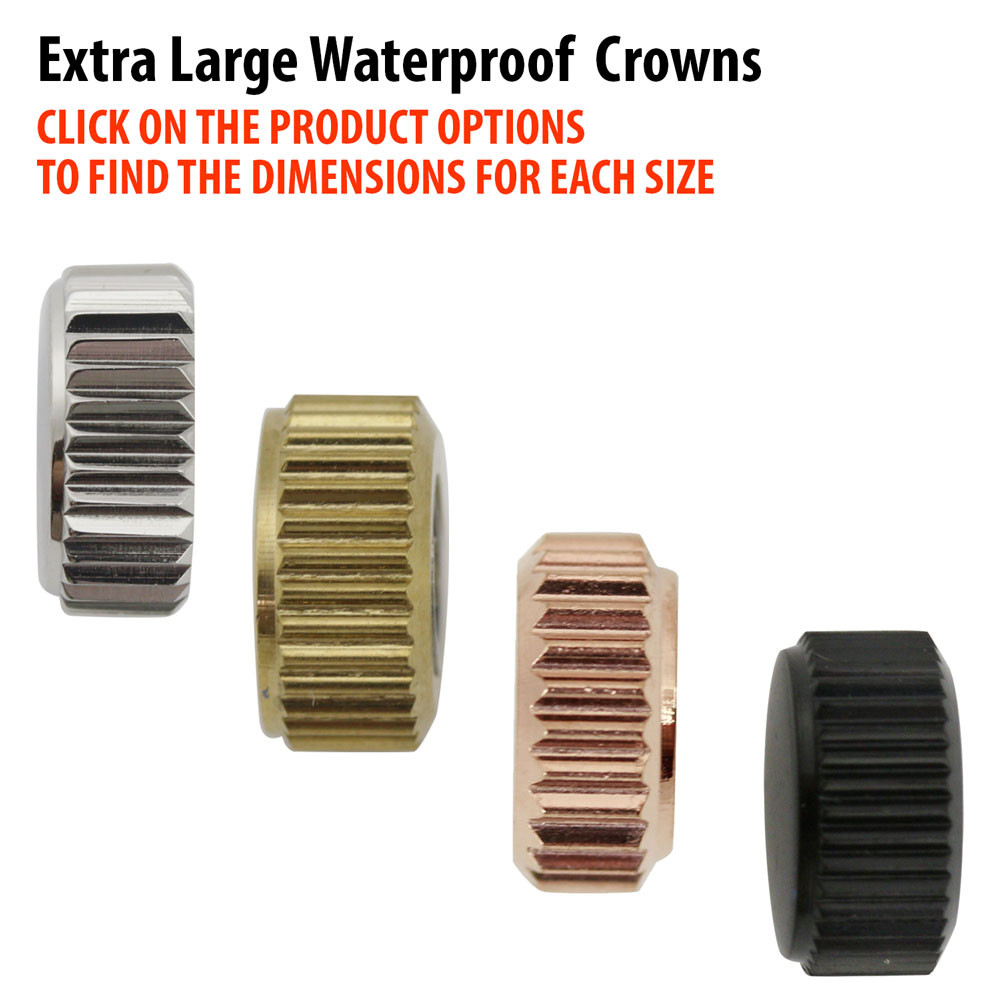 Waterproof Watch Crowns | Purchase Replacement Watch Crowns | Esslinger.com