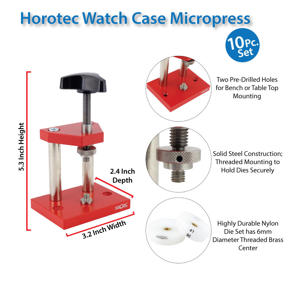 Horotec Micropress Watch Back Closer