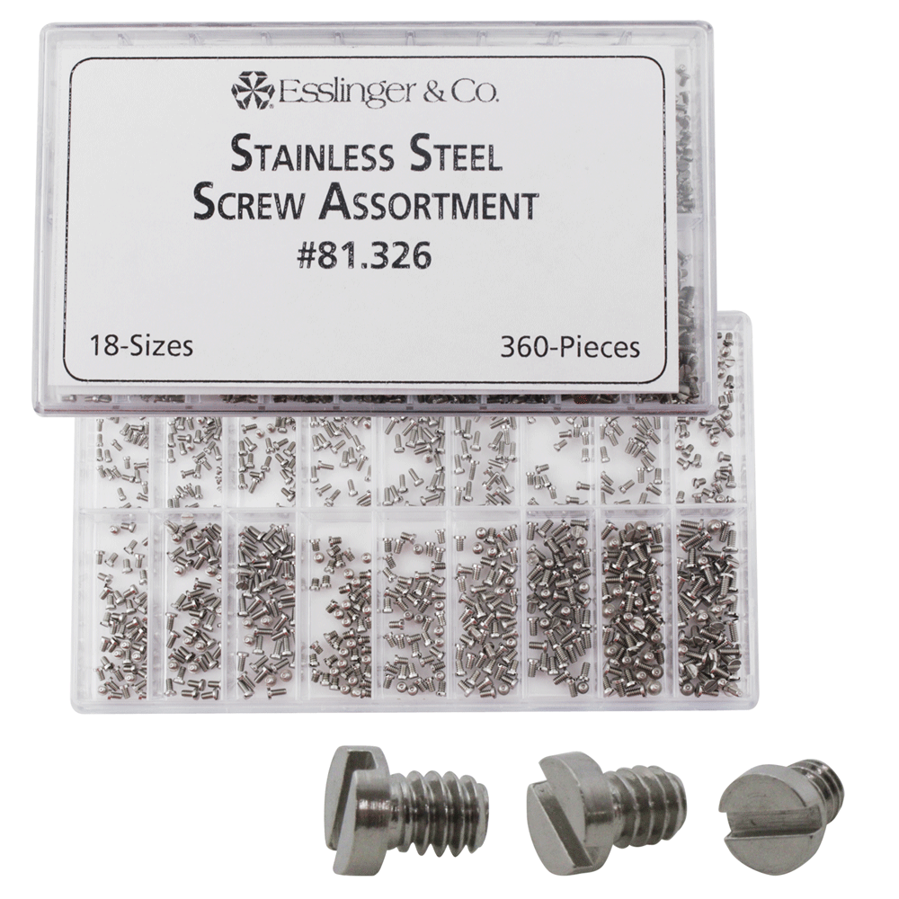 Stainless Steel Case Back Screw Assortment - Watch Back Tools ...