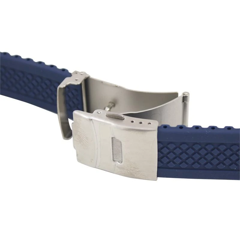 22MM Silicone Watch Band Rubber Jelly Strap