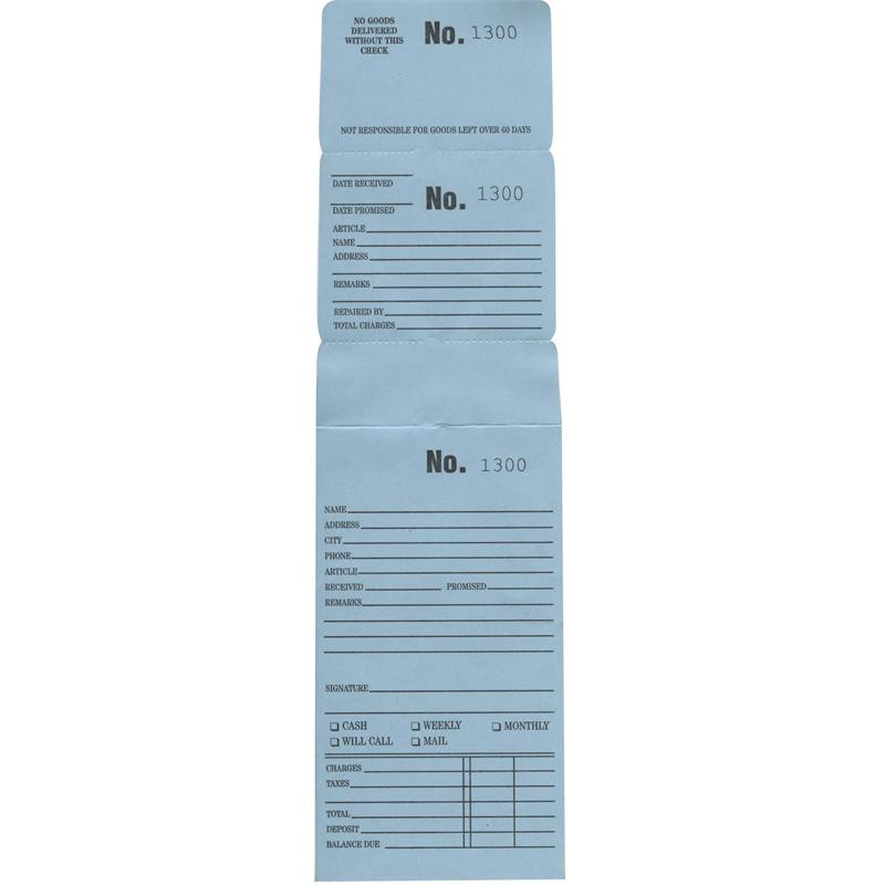 Triple Duty Watch and Jewelry Job Repair Envelopes Blue with Layaway ...