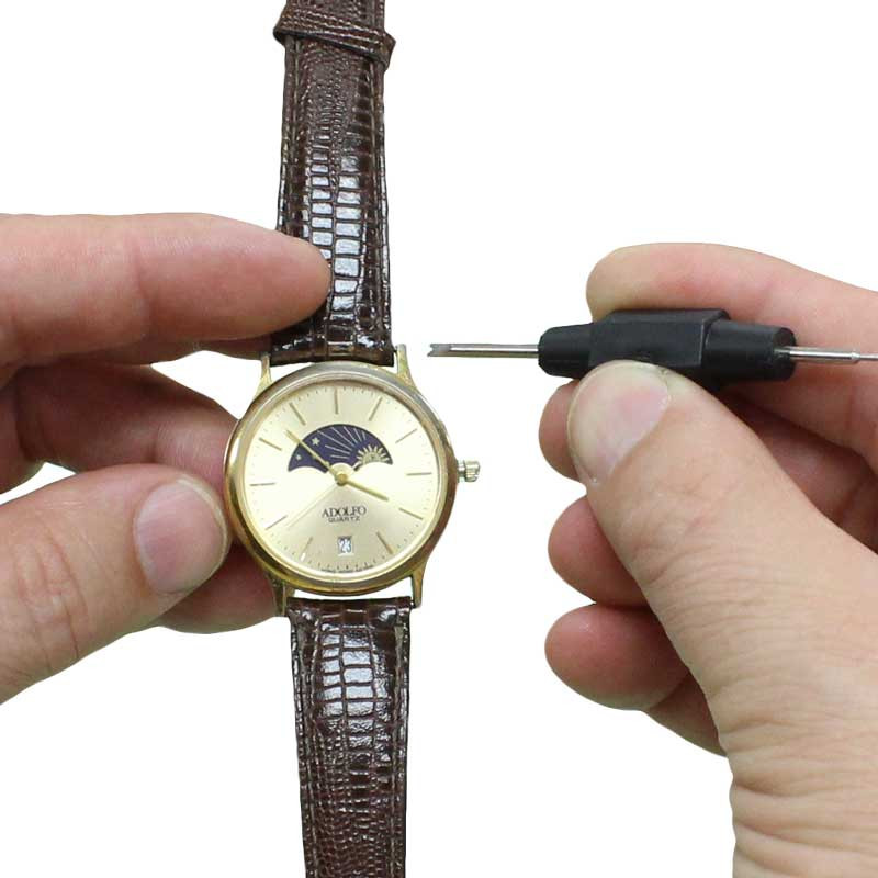 Mini 3" Watch Band Spring Bar Tool with Pointed and Forked End