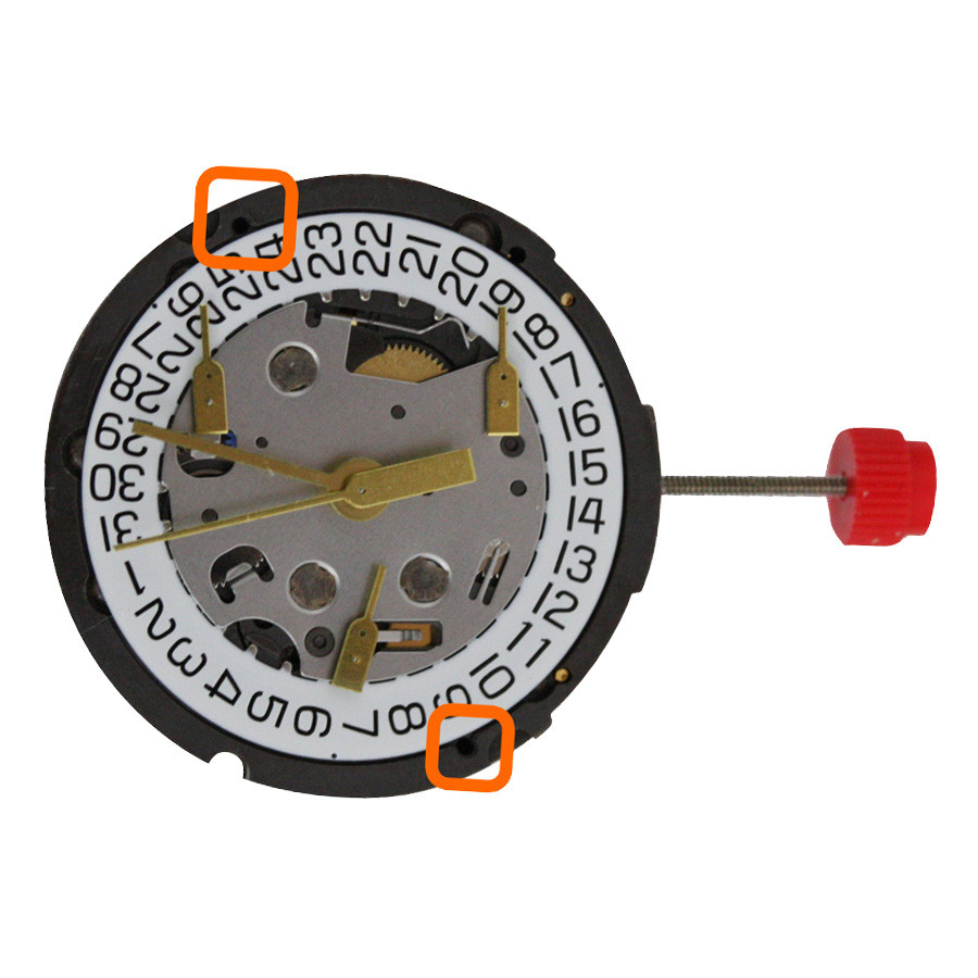 ETA® Quartz Watch Movement G15.212 Date Suspended At 4:00 Replaces G15 ...