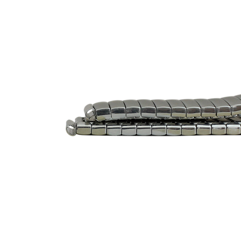 Silver Tone Metal Expansion Style Watch Band 22 MM Stainless Steel