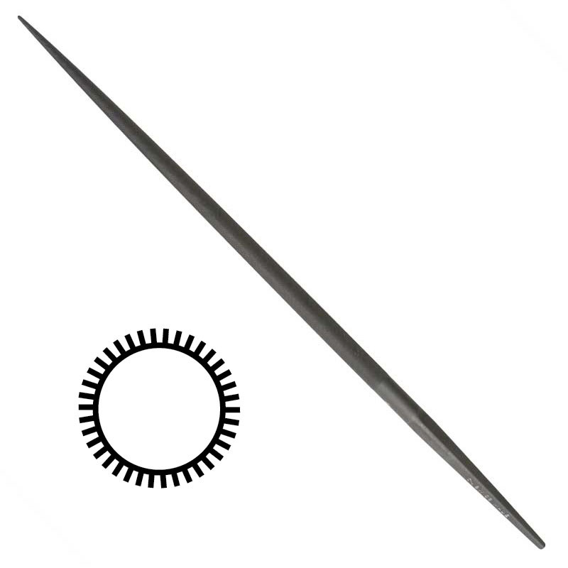 Jewelry Needle File Round Swiss Vallorbe