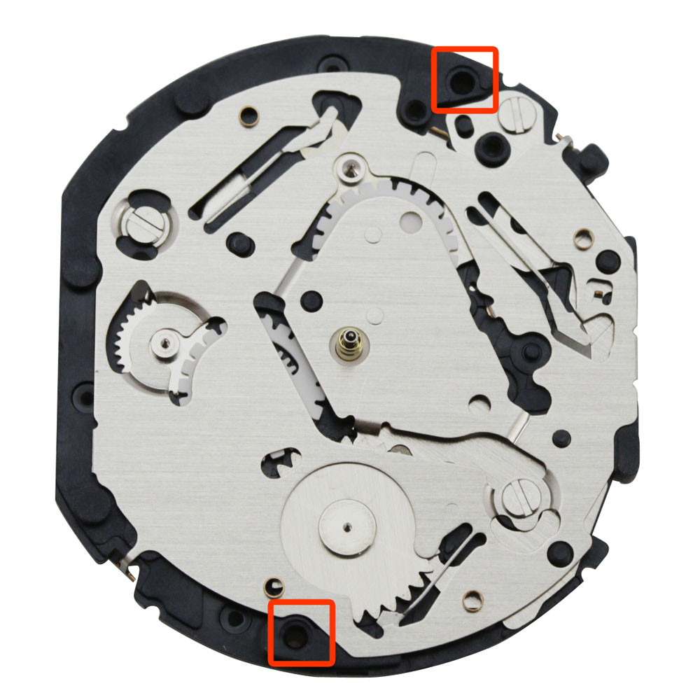 Hattori Japan Multifunction 6 Hand Quartz Watch Movement VX7N Overall ...