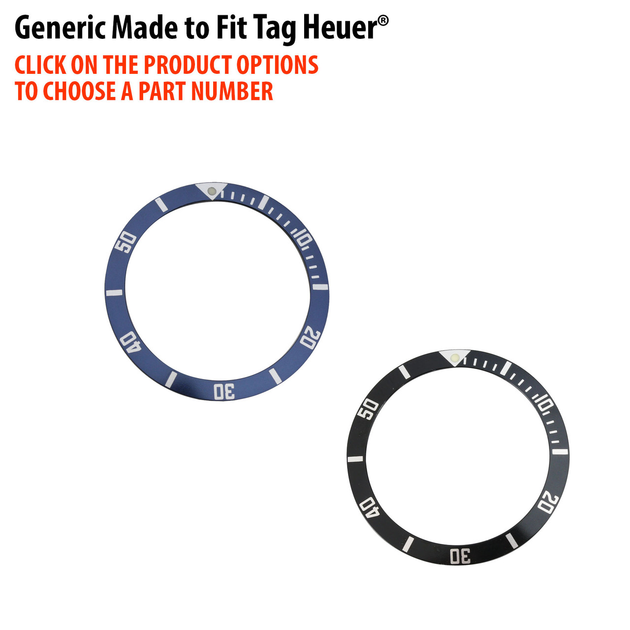 Generic Made to Fit Tag® Bezel Inserts